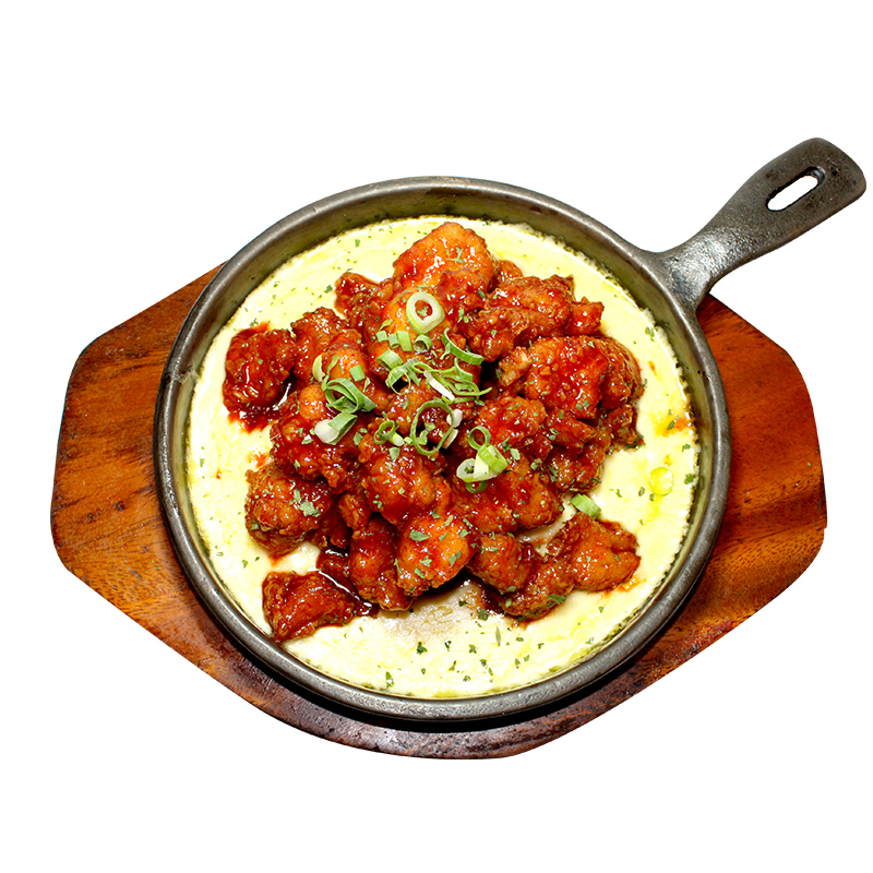 Spicy Boneless Fried Chicken with Cheese – Maru Restaurant